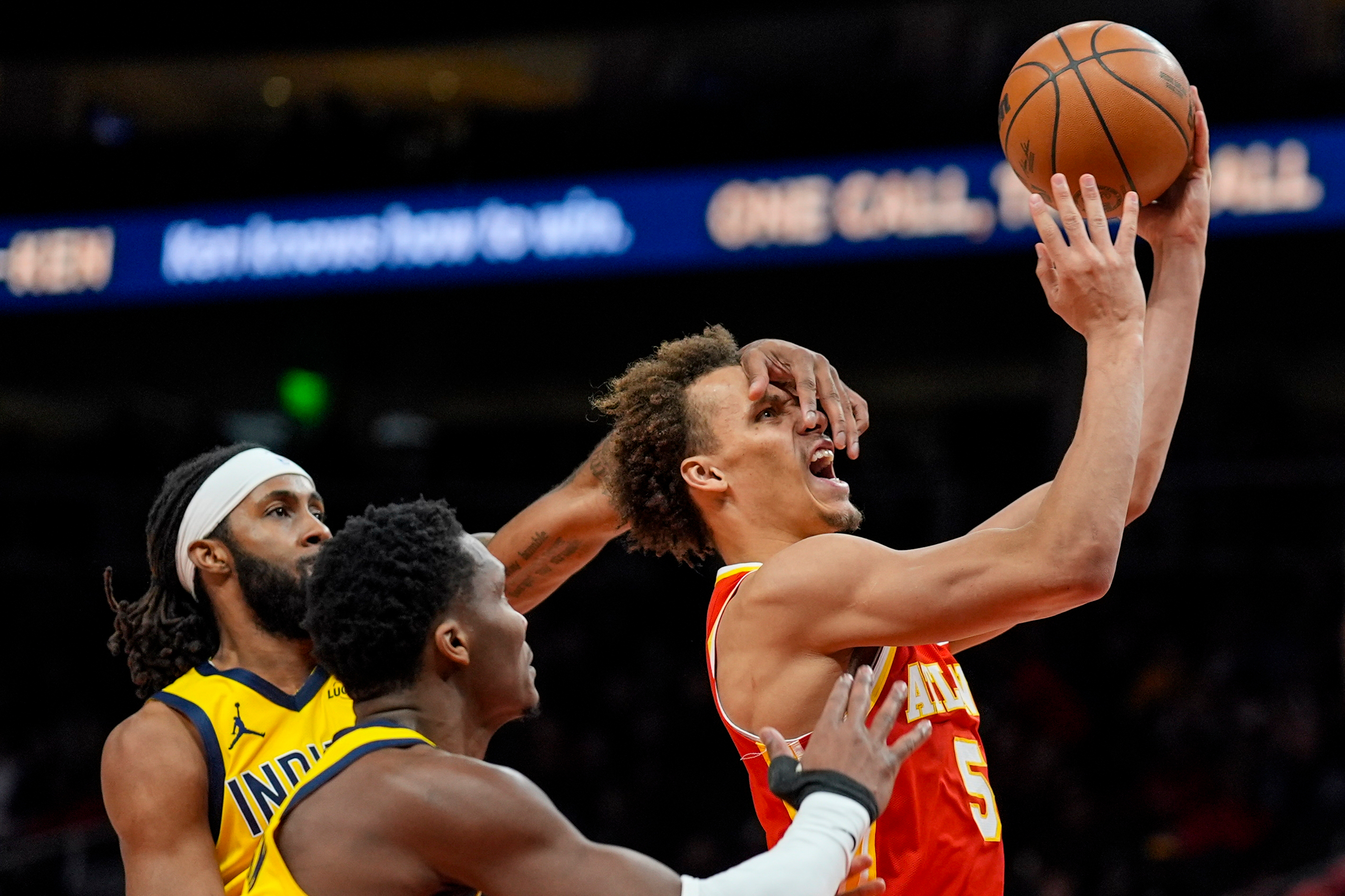 CJ McCollum scores 23 points and Hawks ride 17-0 second-half run to charge past Pacers 132-116 ...