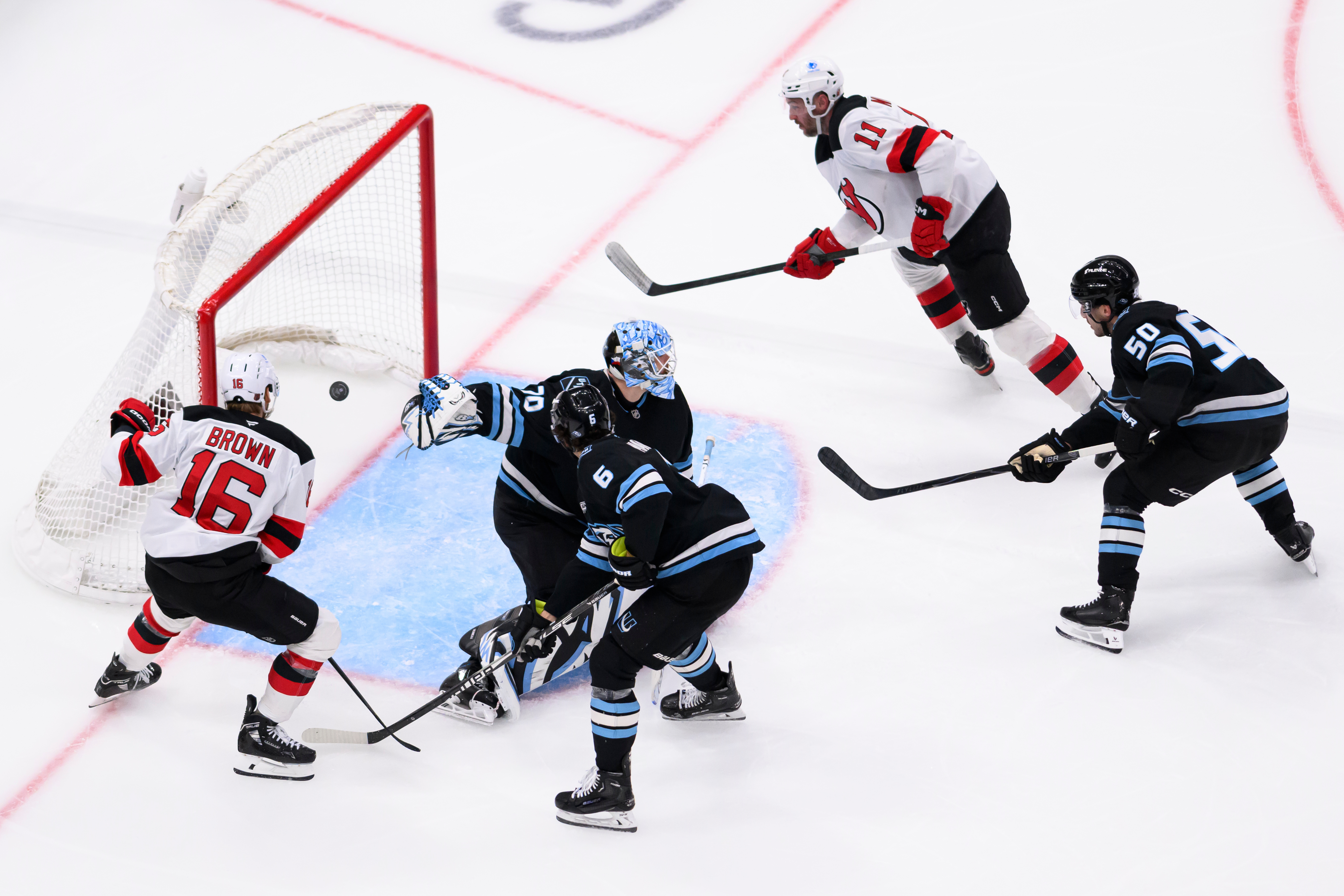 Noesen and Brown score goals as Devils beat Mammoth 2-1 for 3rd win in ...