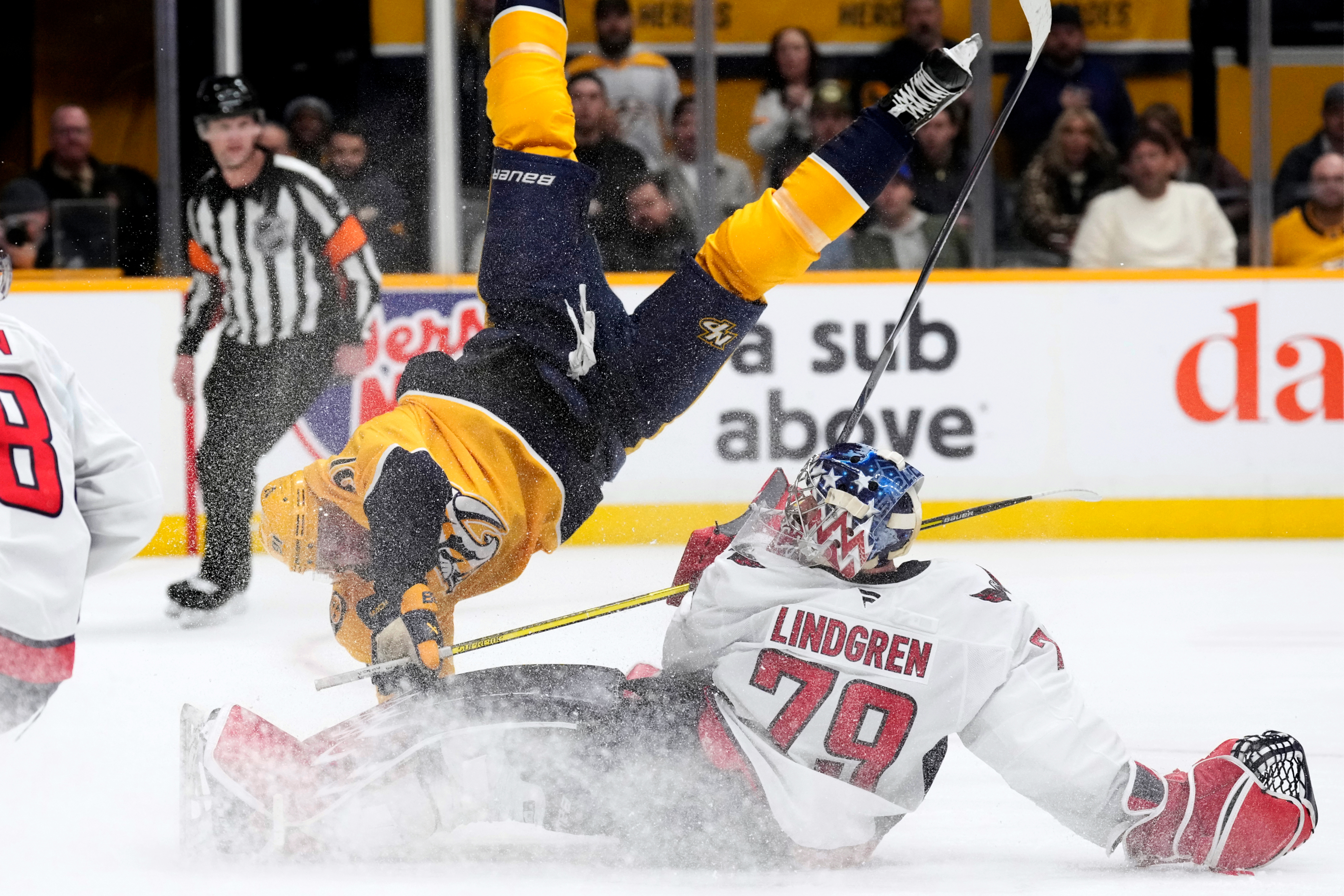 Roman Josi's goal, 2 assists lead Predators over Capitals 3-2 | 12news.com