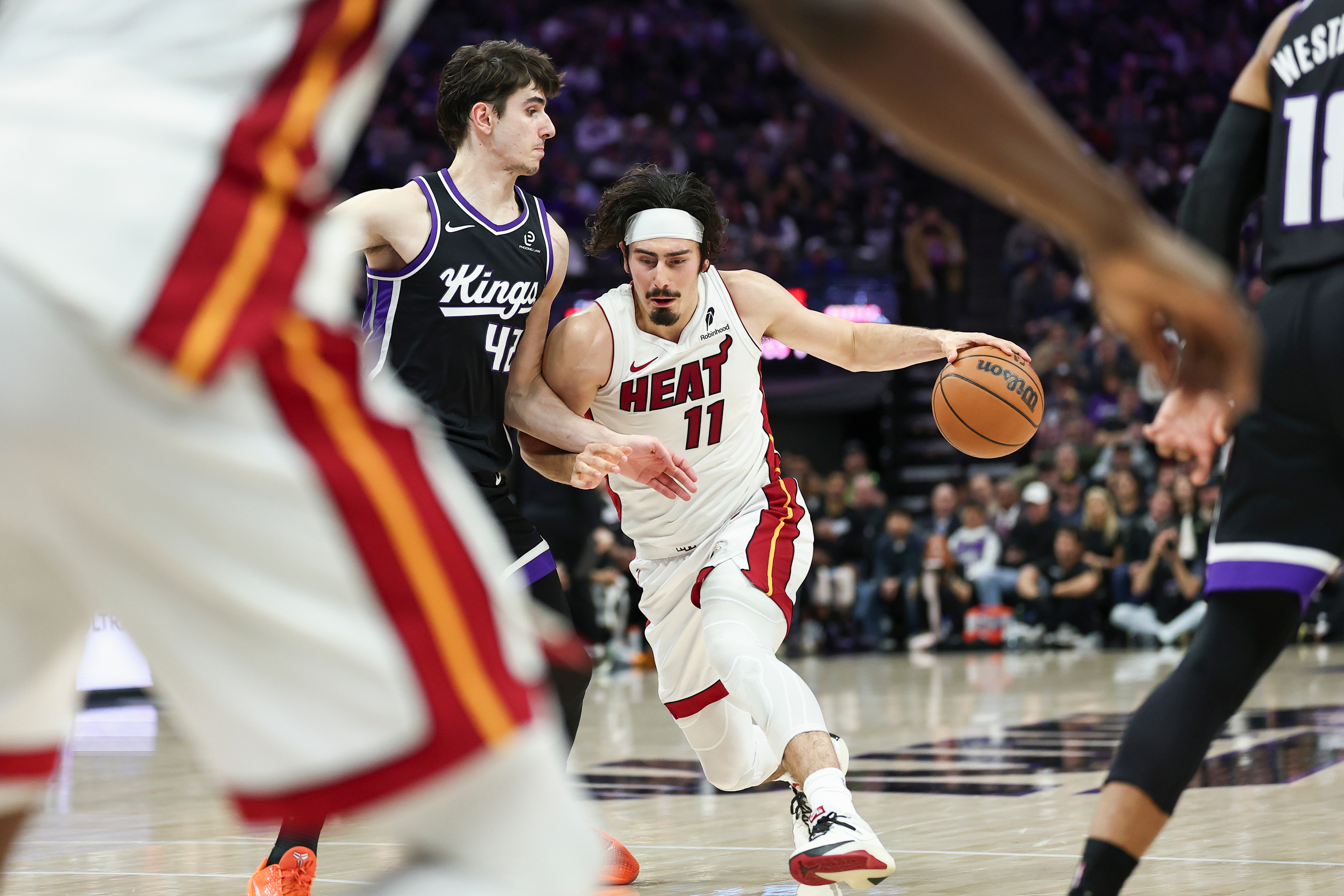 Adebayo, Powell lead hot-shooting Heat past the Kings for a 130-117 ...