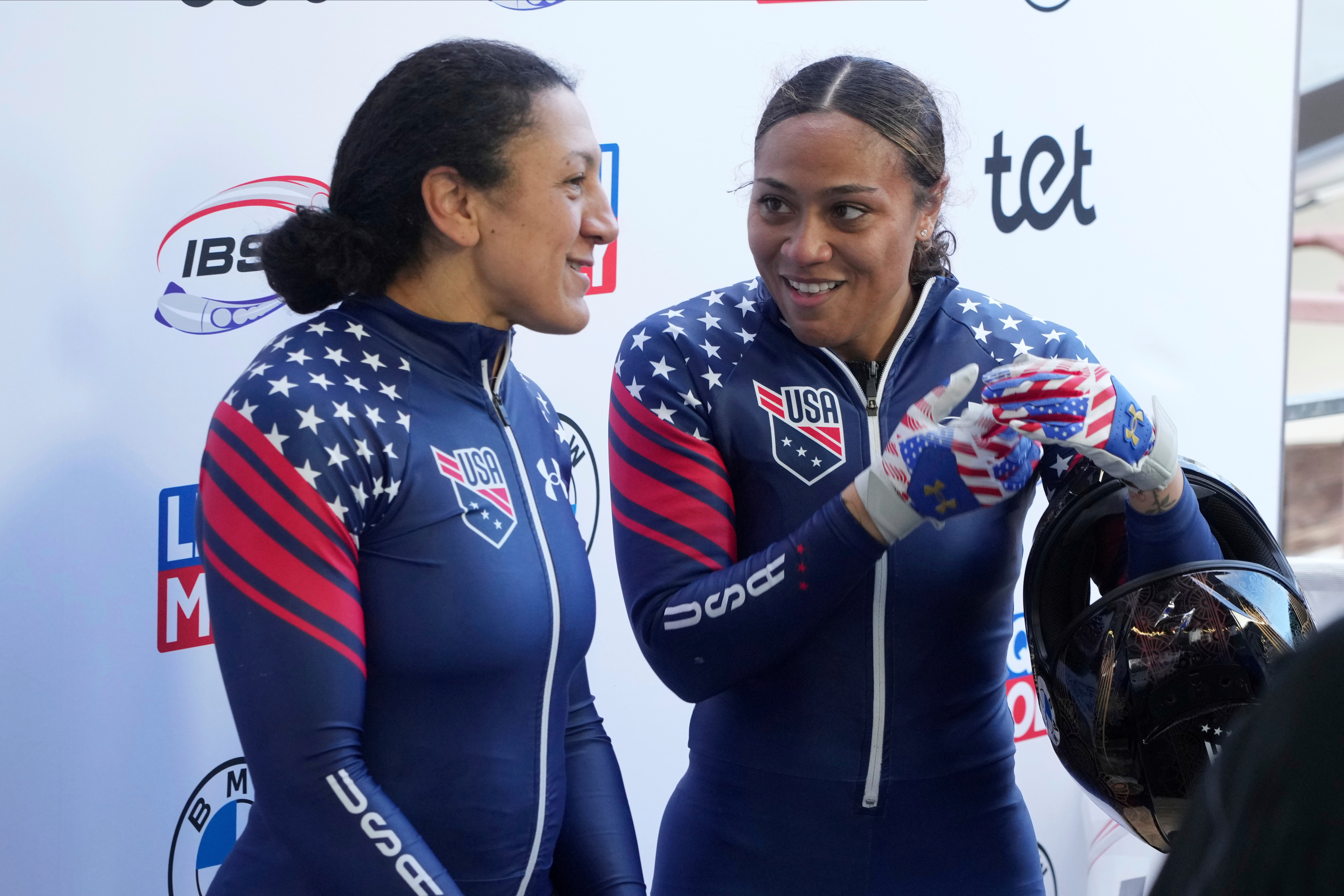 A pre-Olympic treat for the US women's bobsled and skeleton teams: They got their hair done ...