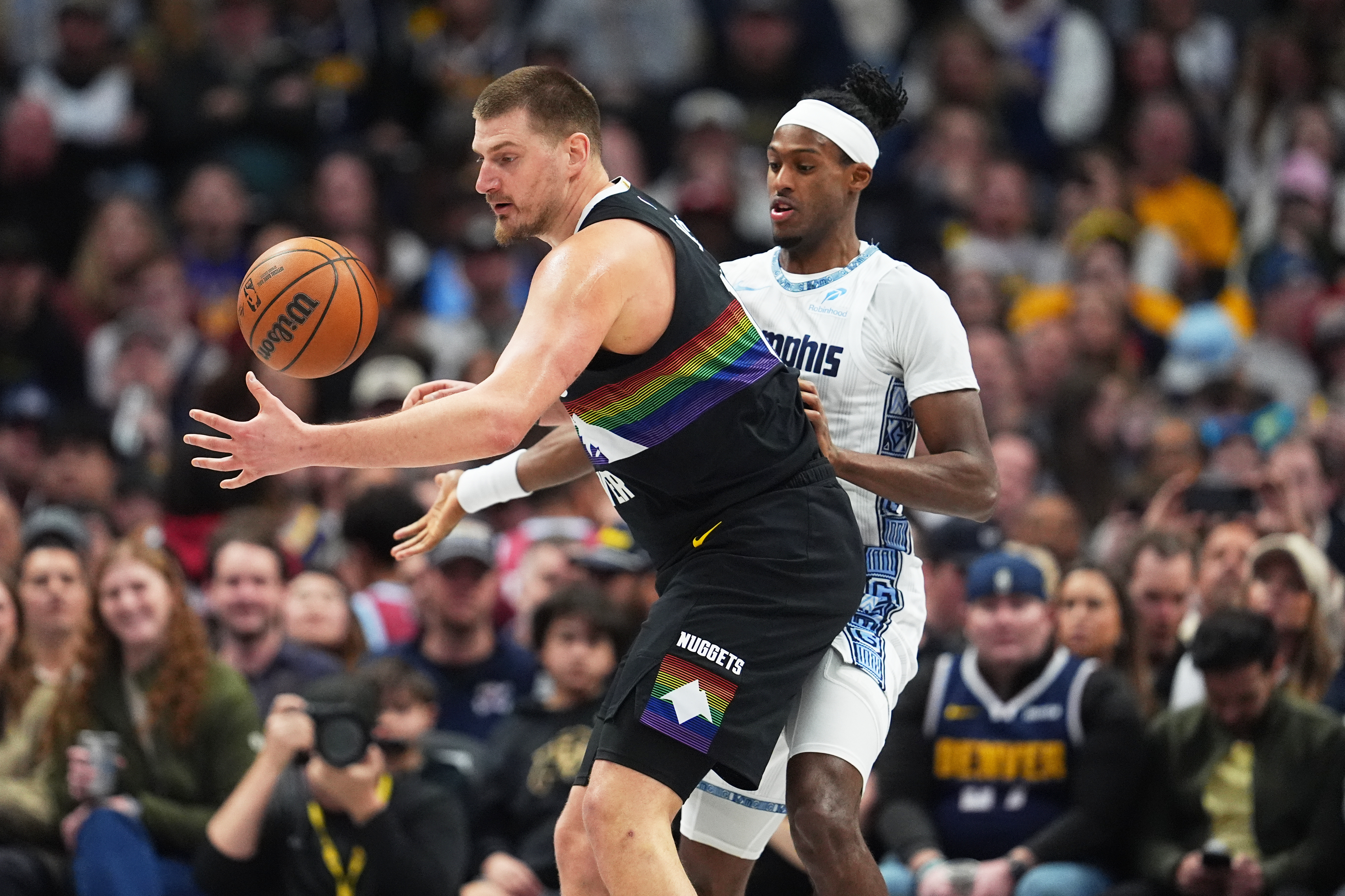 All-Stars Jokic and Murray lead Nuggets past scrappy Grizzlies 122-116 ...