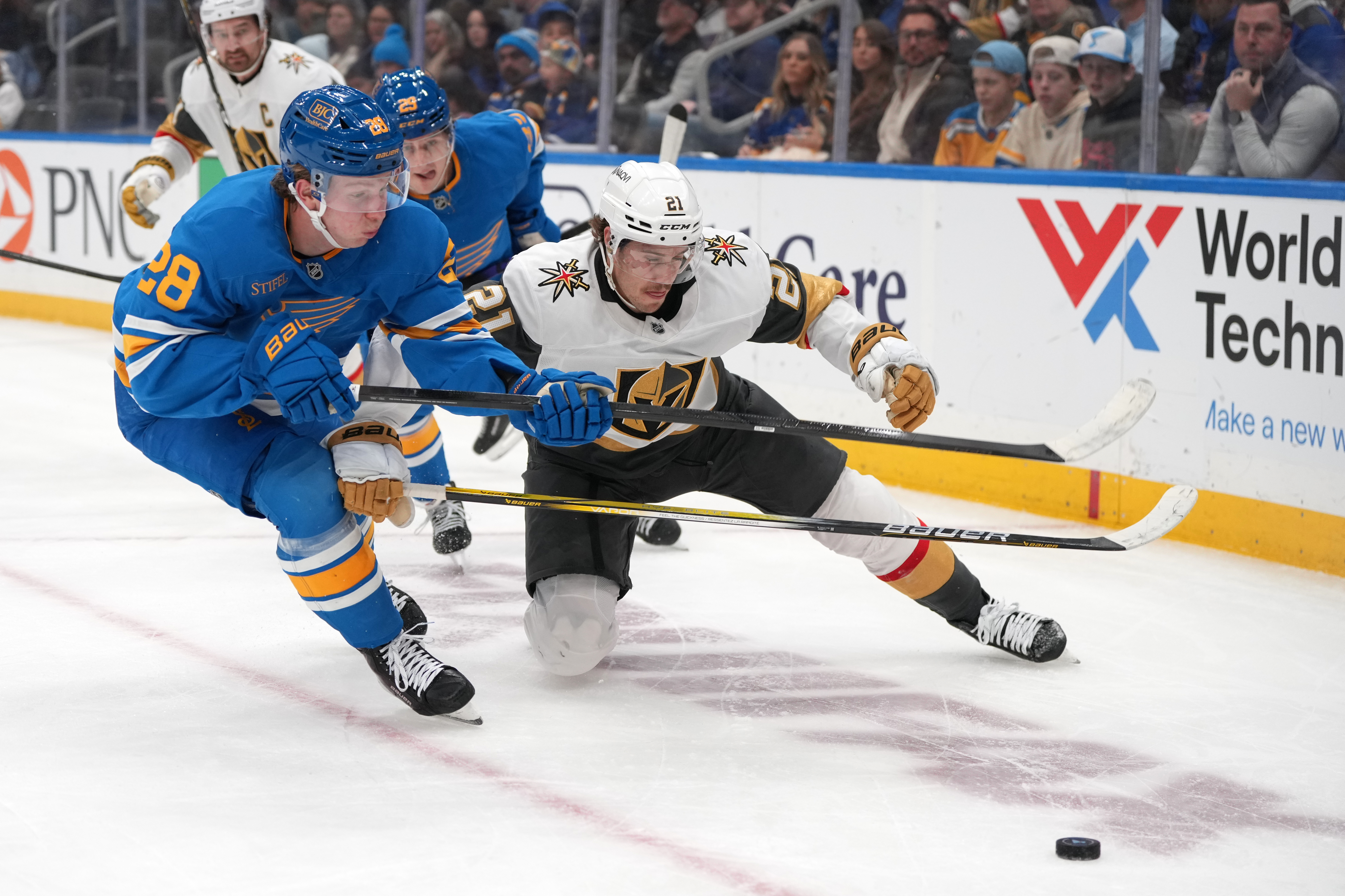 Schenn scores game-winning goal as Blues beat Golden Knights 4-3 | wtol.com