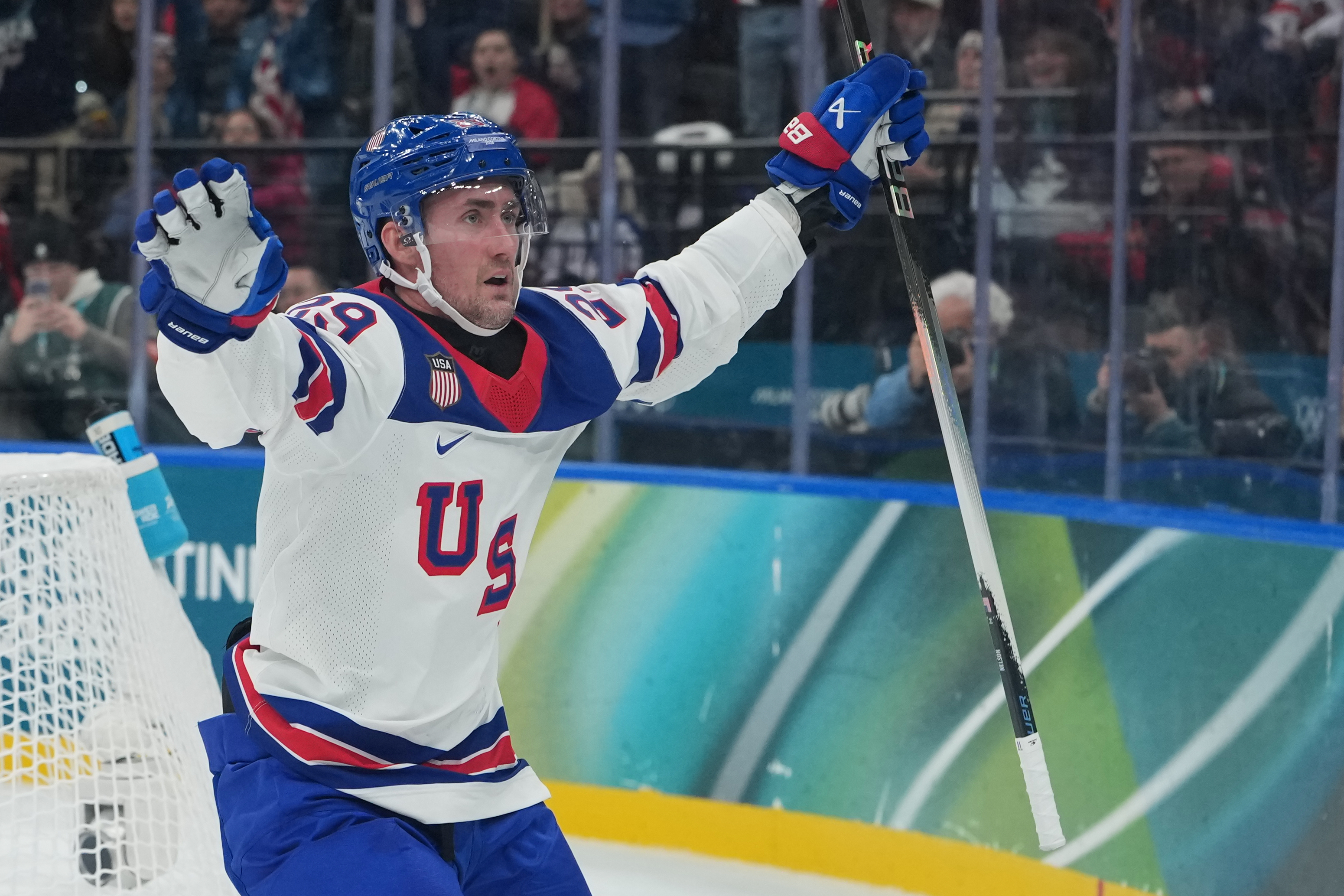 Brock Nelson shines on 'another big stage' for the US at the Olympics ...
