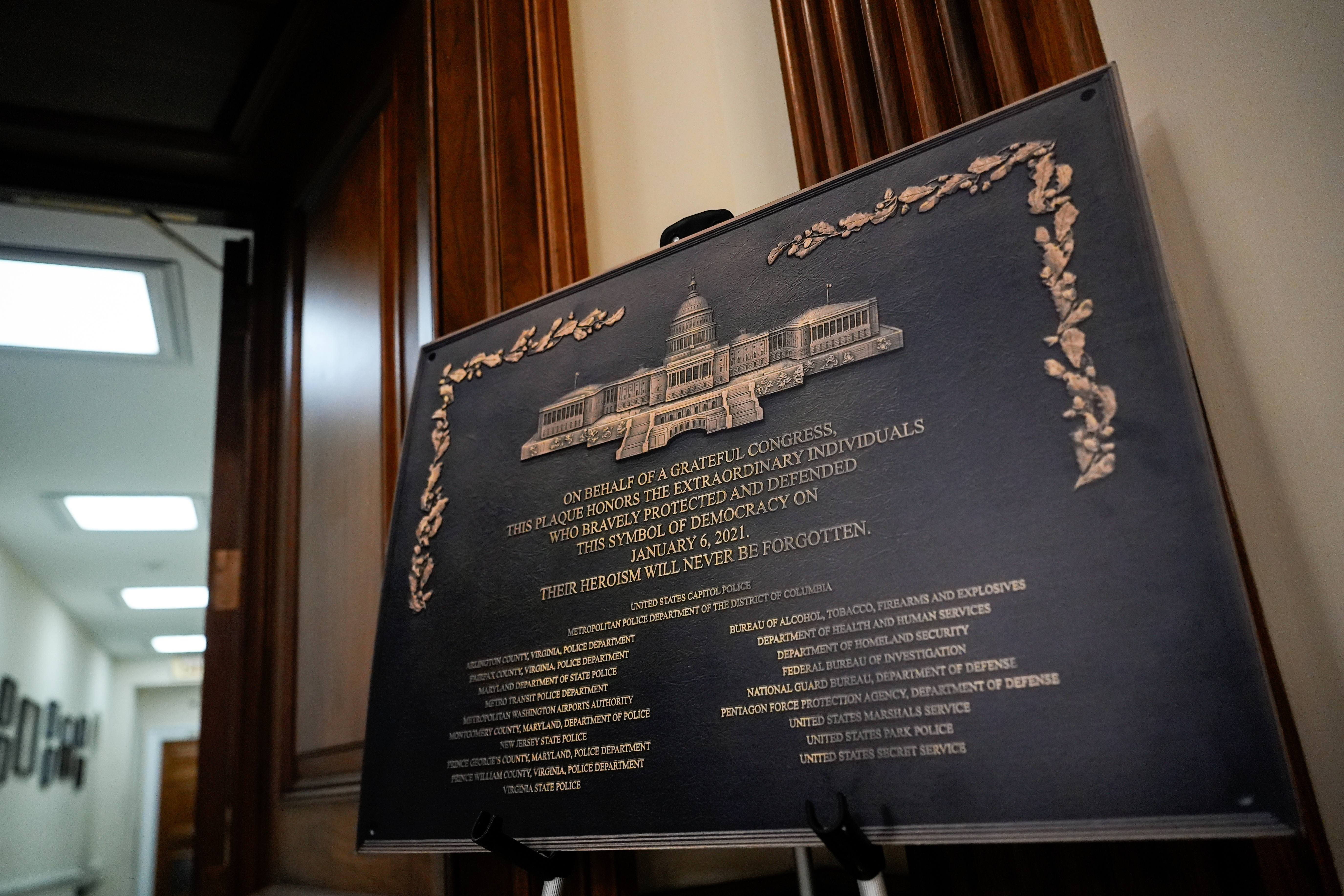 After delays, the missing Jan. 6 plaque will be displayed at the ...