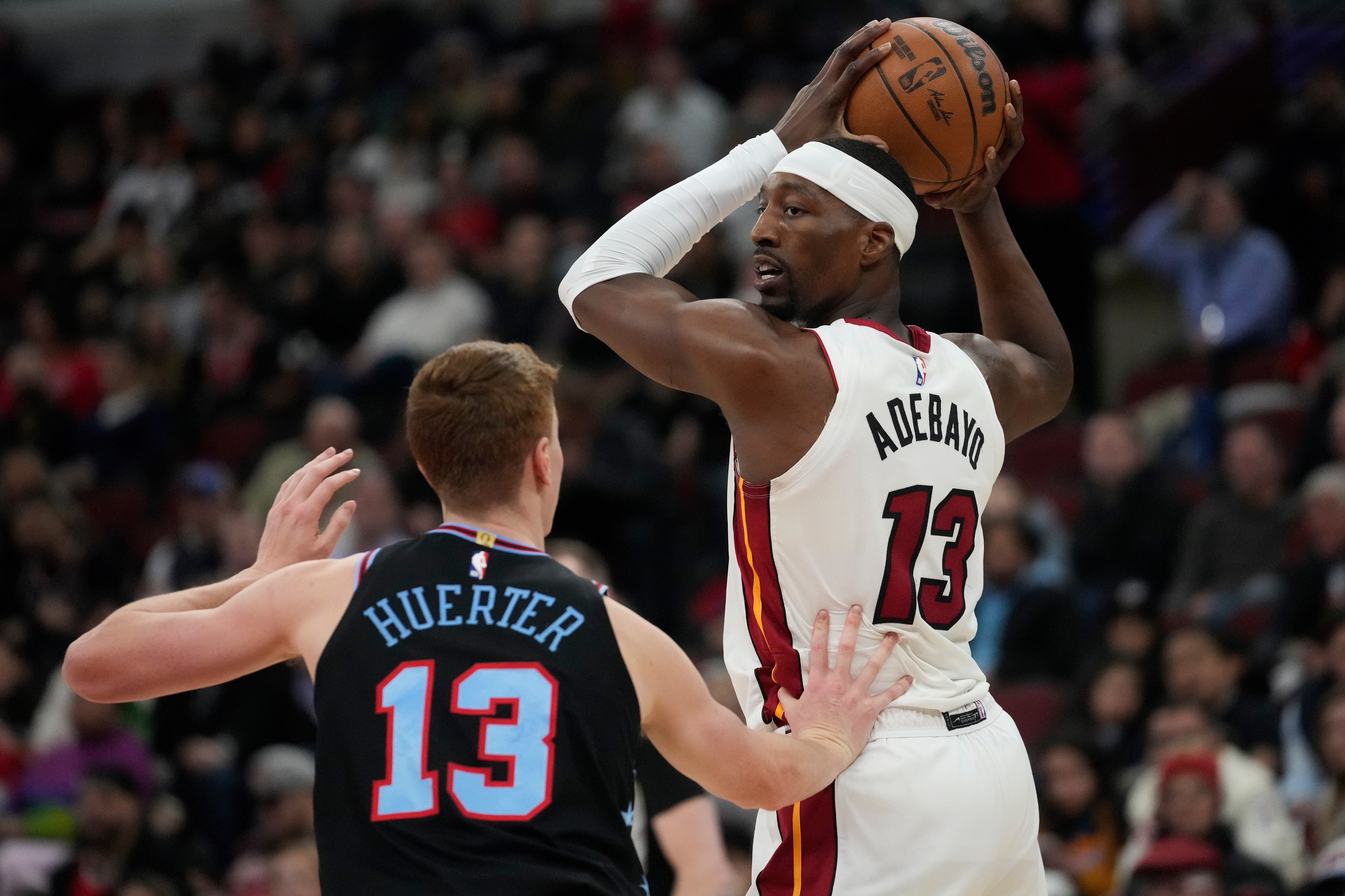 Powell scores 21 points and Heat outlast Bulls for 116-113 win ...