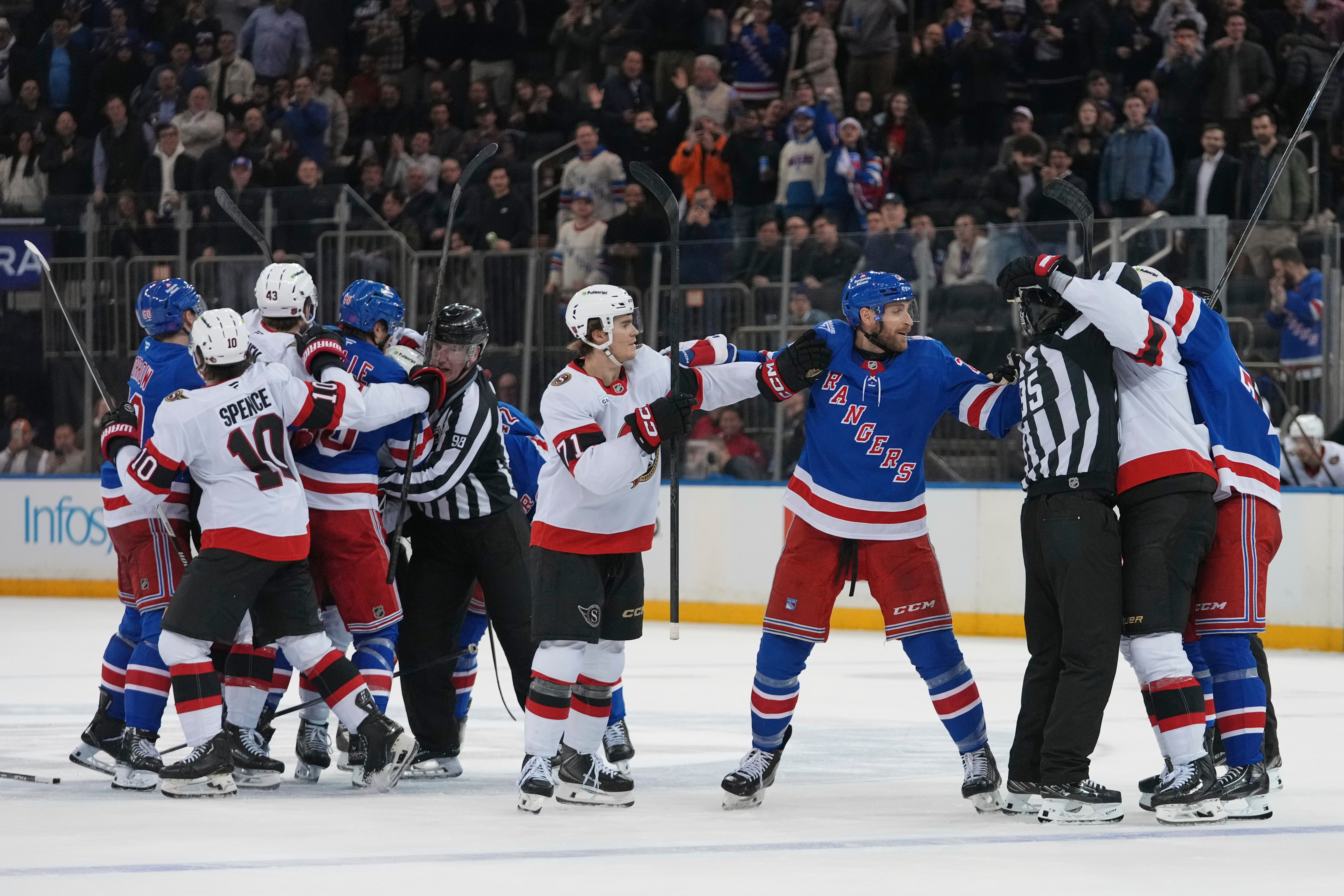 Tkachuk scores 200th goal as Senators hand Rangers 5th straight loss ...