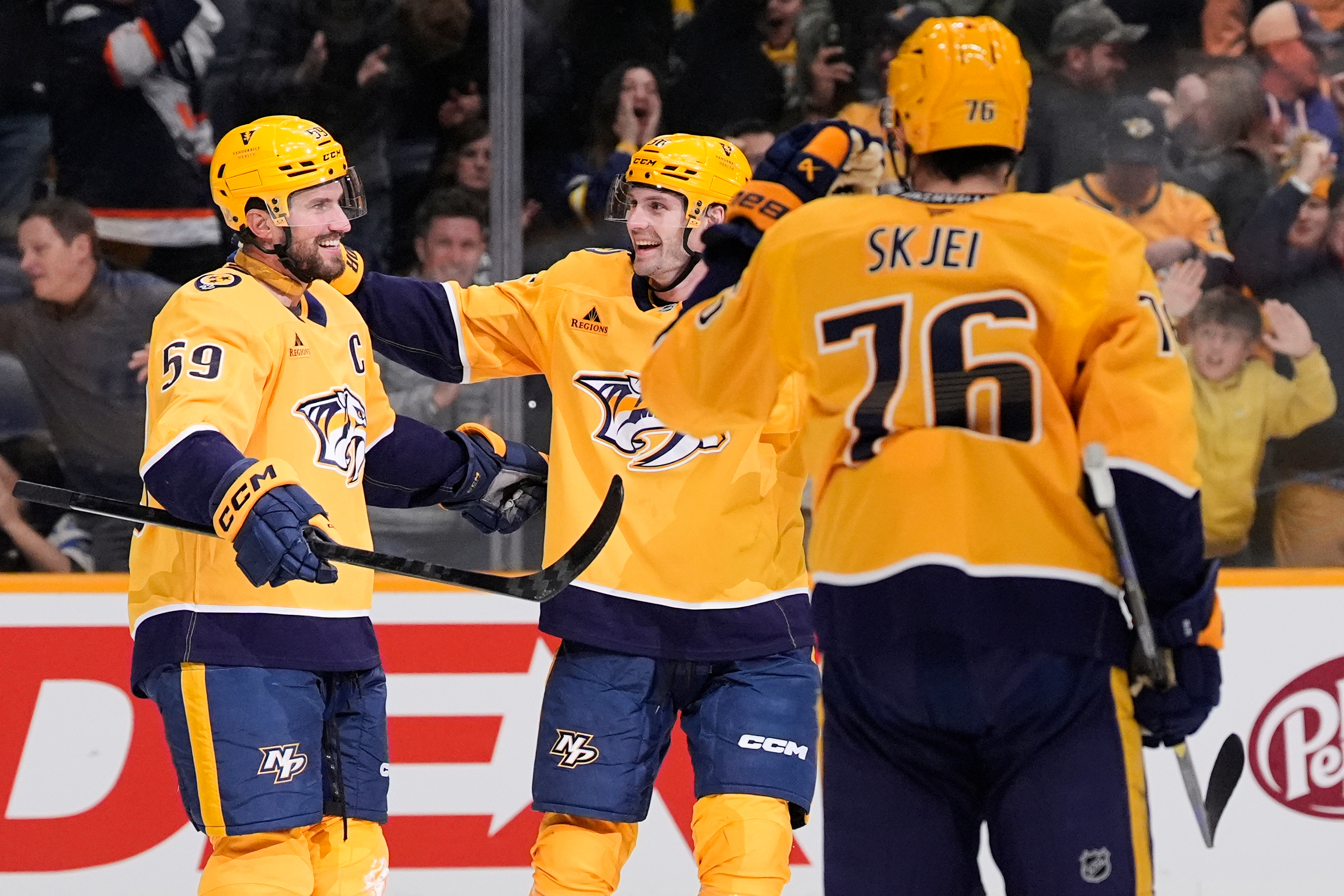 Josi scores twice, including winner in OT as Predators beat Oilers 4-3 ...
