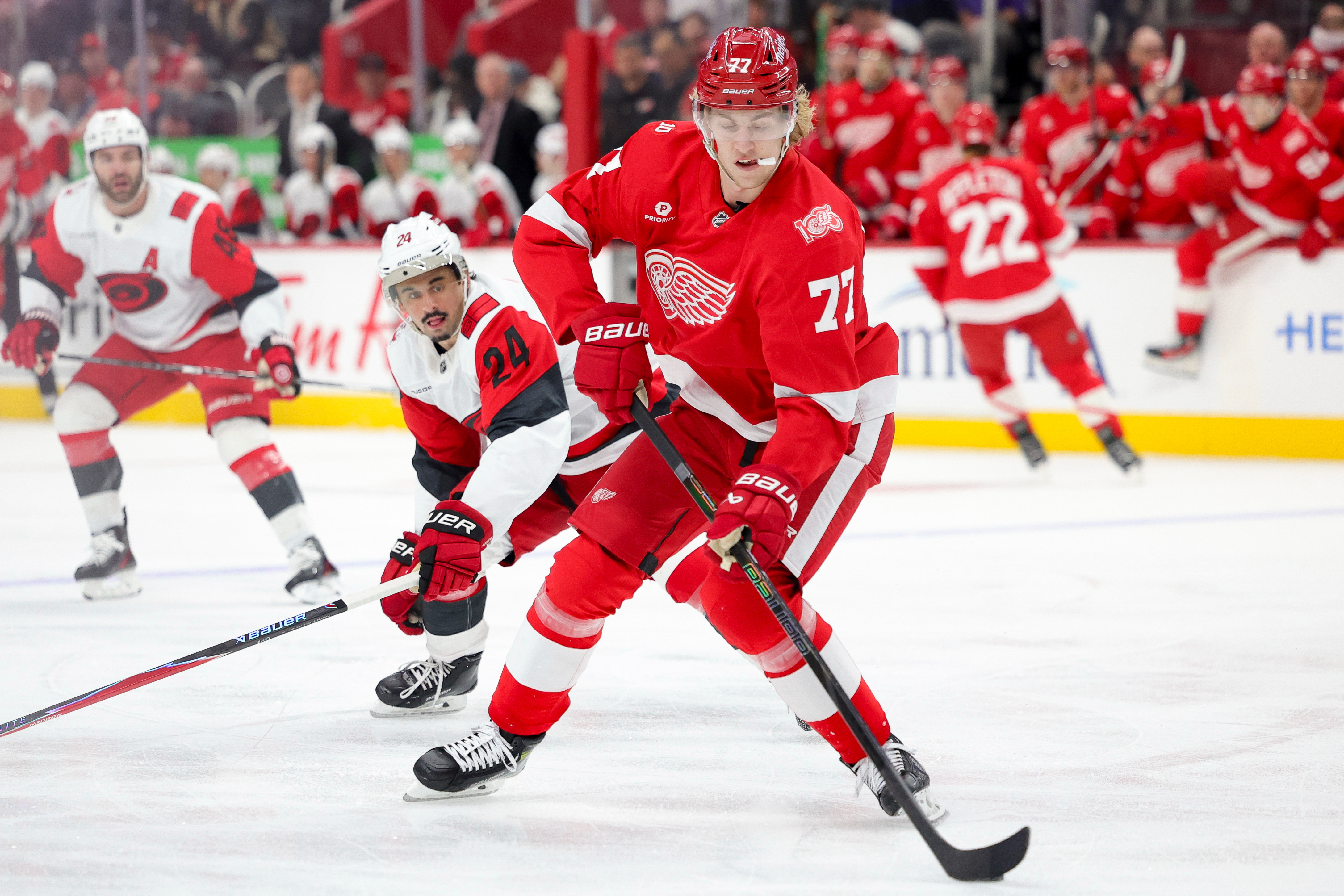 Copp scores in OT, lifts Red Wings to 4-3 win over Hurricanes after retiring Sergei Fedorov's ...