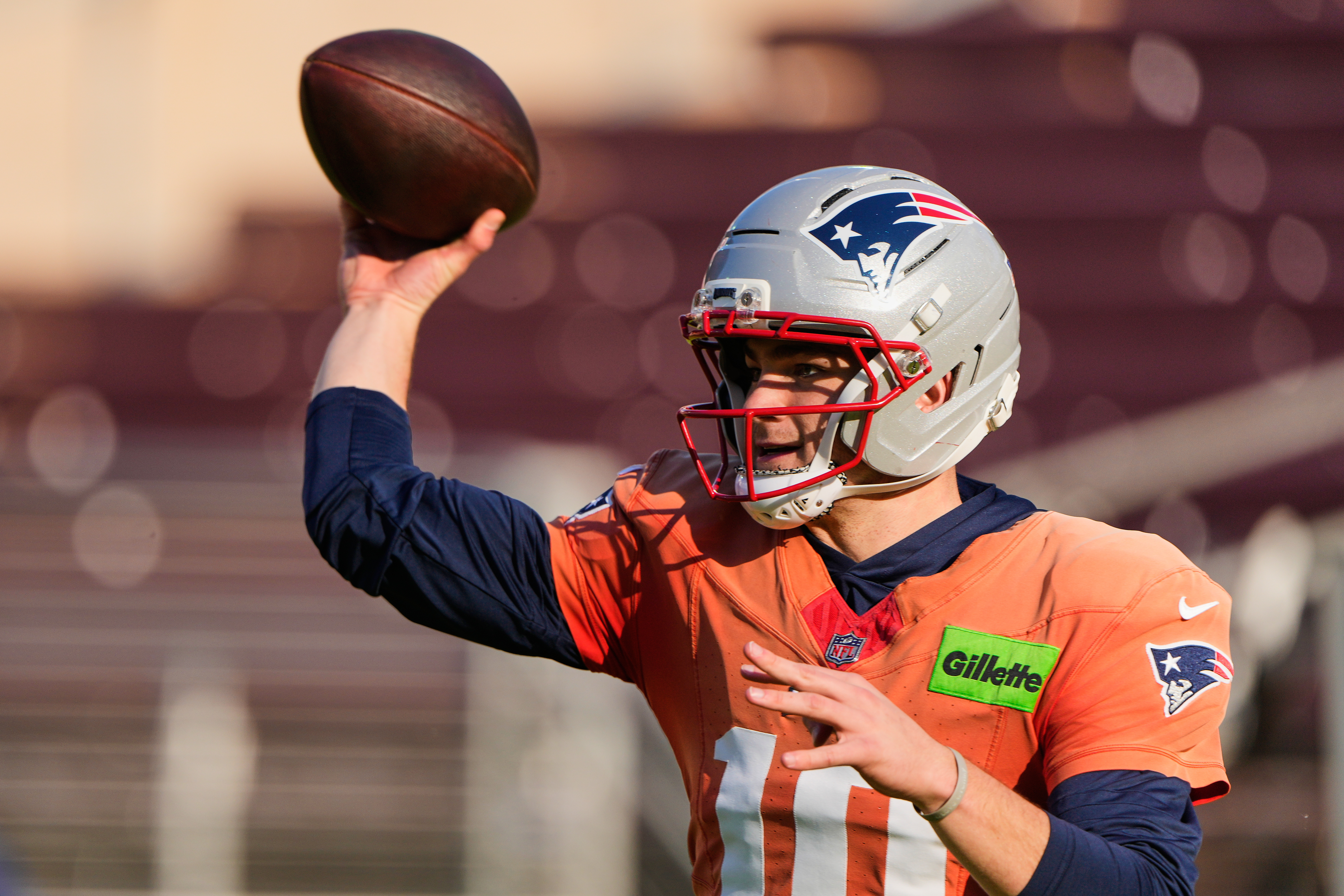Patriots QB Drake Maye credits his success partly to competing with his ...