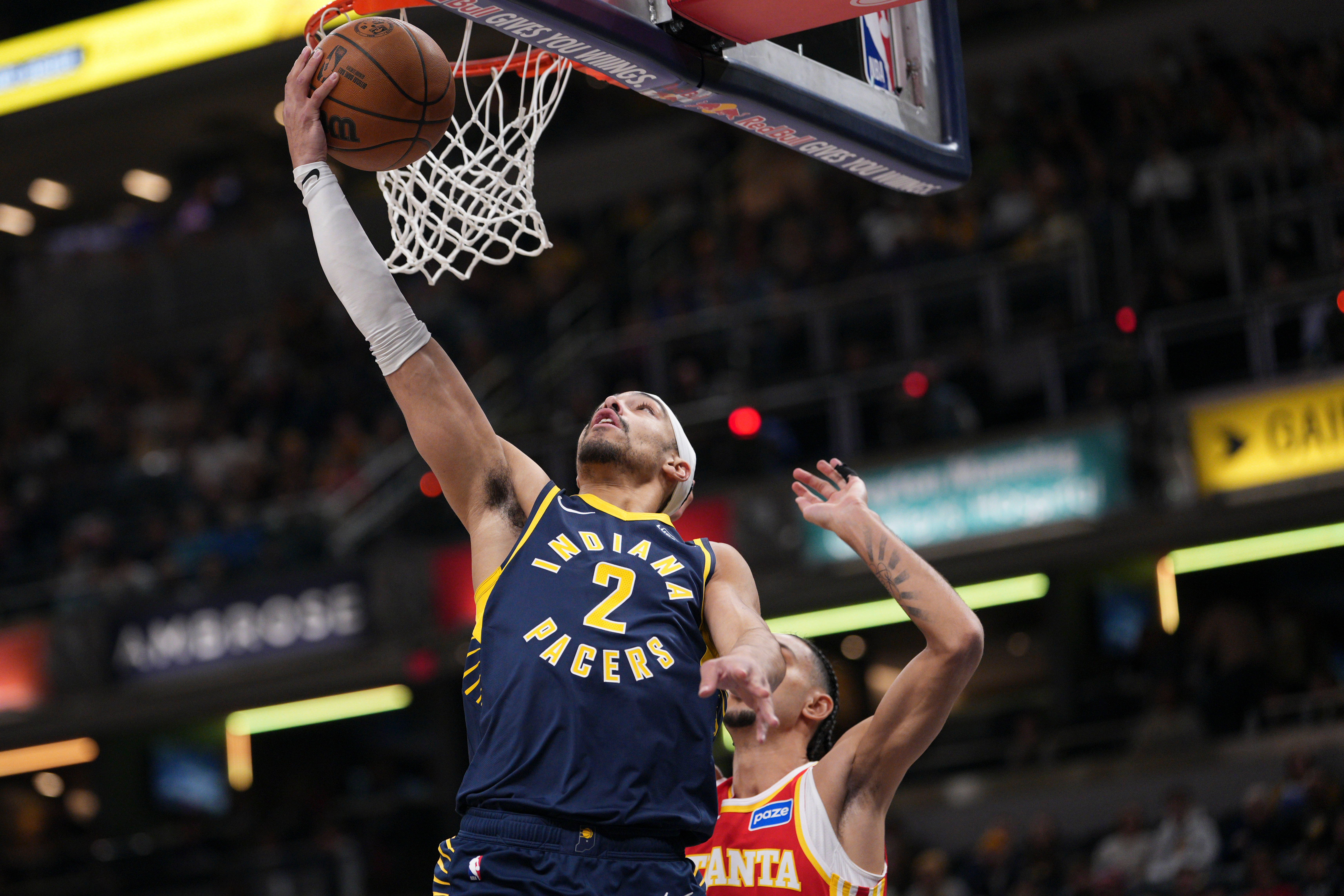 Pacers beat Hawks 129-124, overcoming Jalen Johnson's triple-double ...