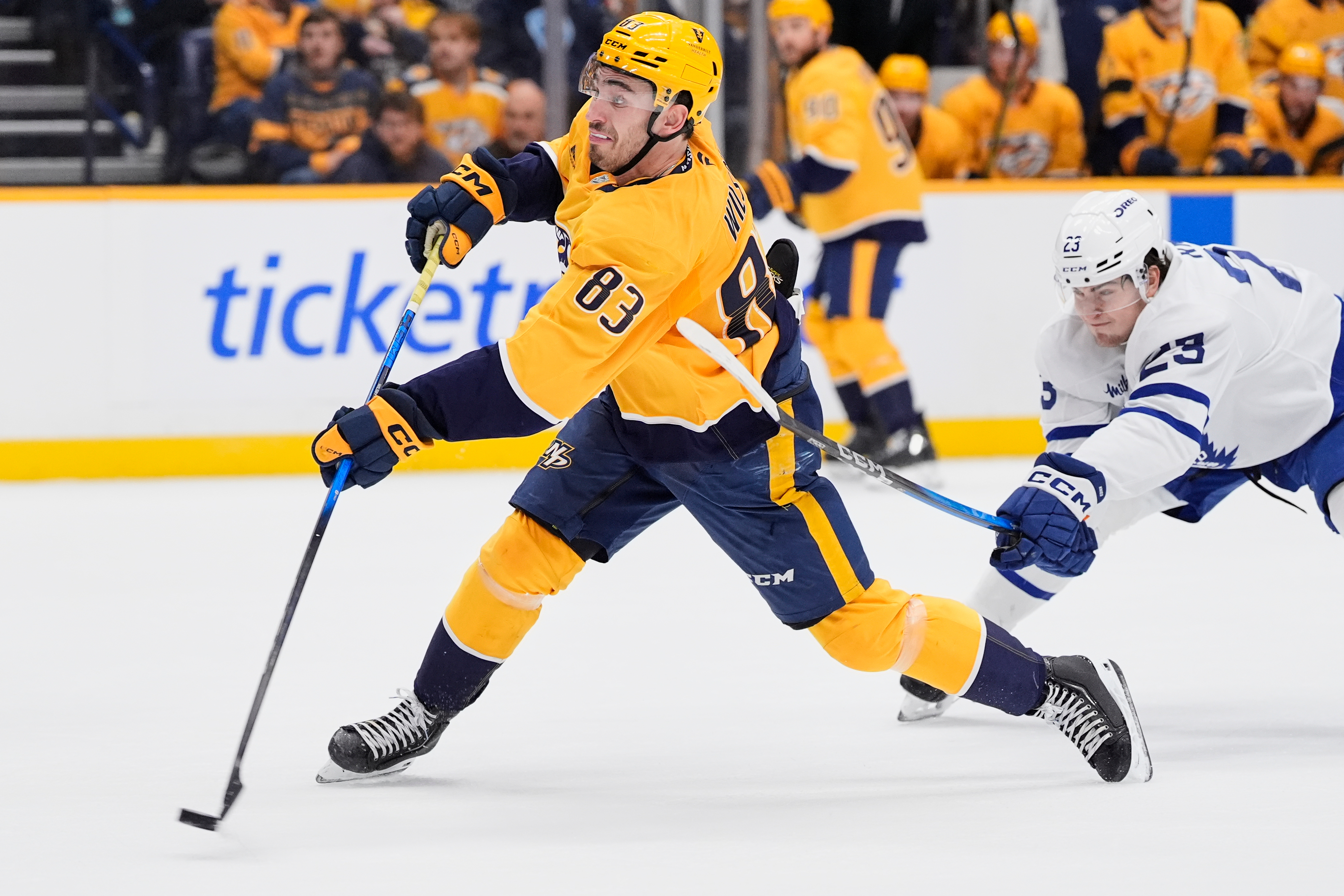 Luke Evangelista breaks 3rd-period tie in Predators' 5-3 victory over ...