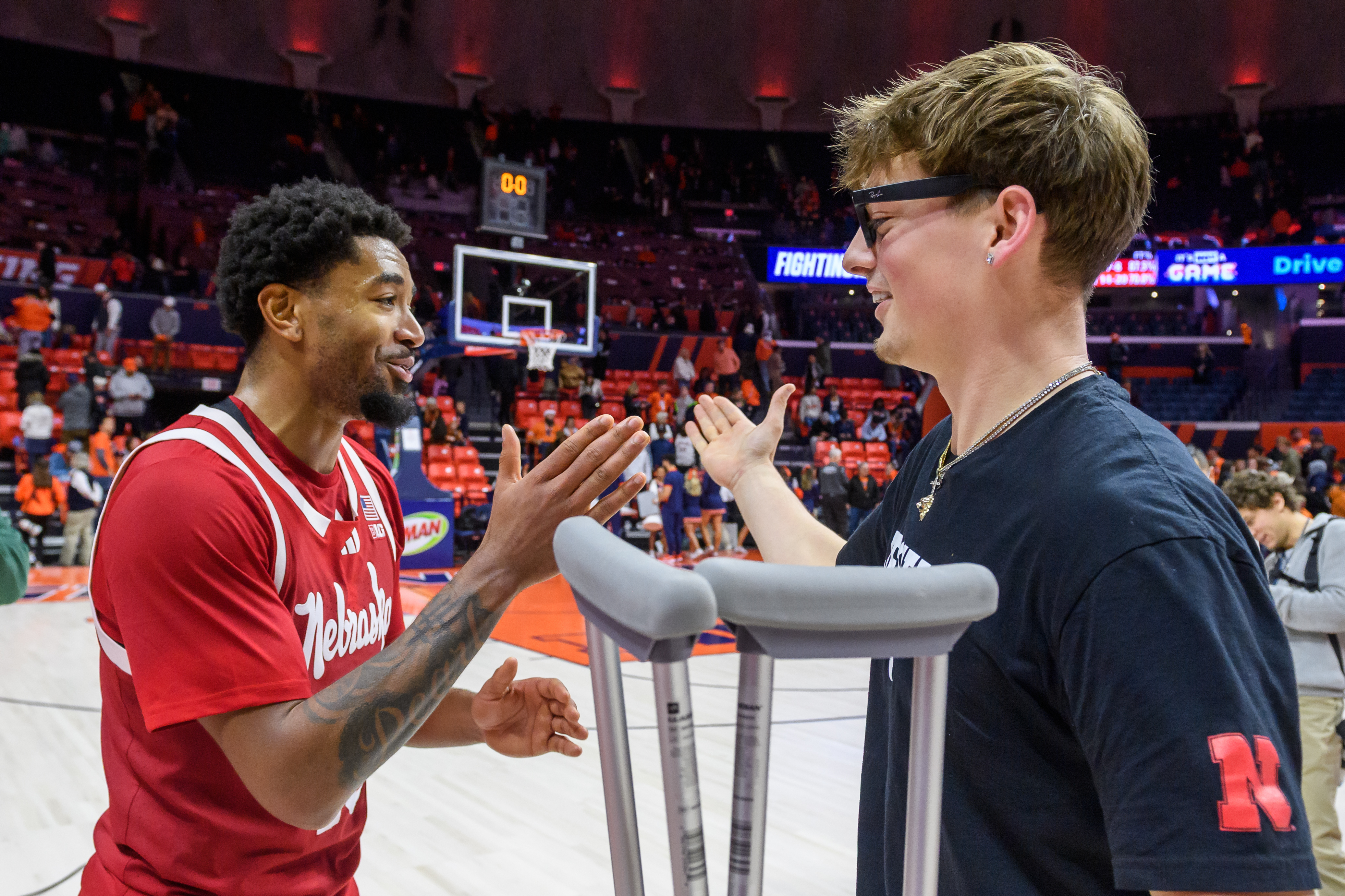 Jamarques Lawrence's buzzer-beater gives No. 23 Nebraska an 83-80 win ...