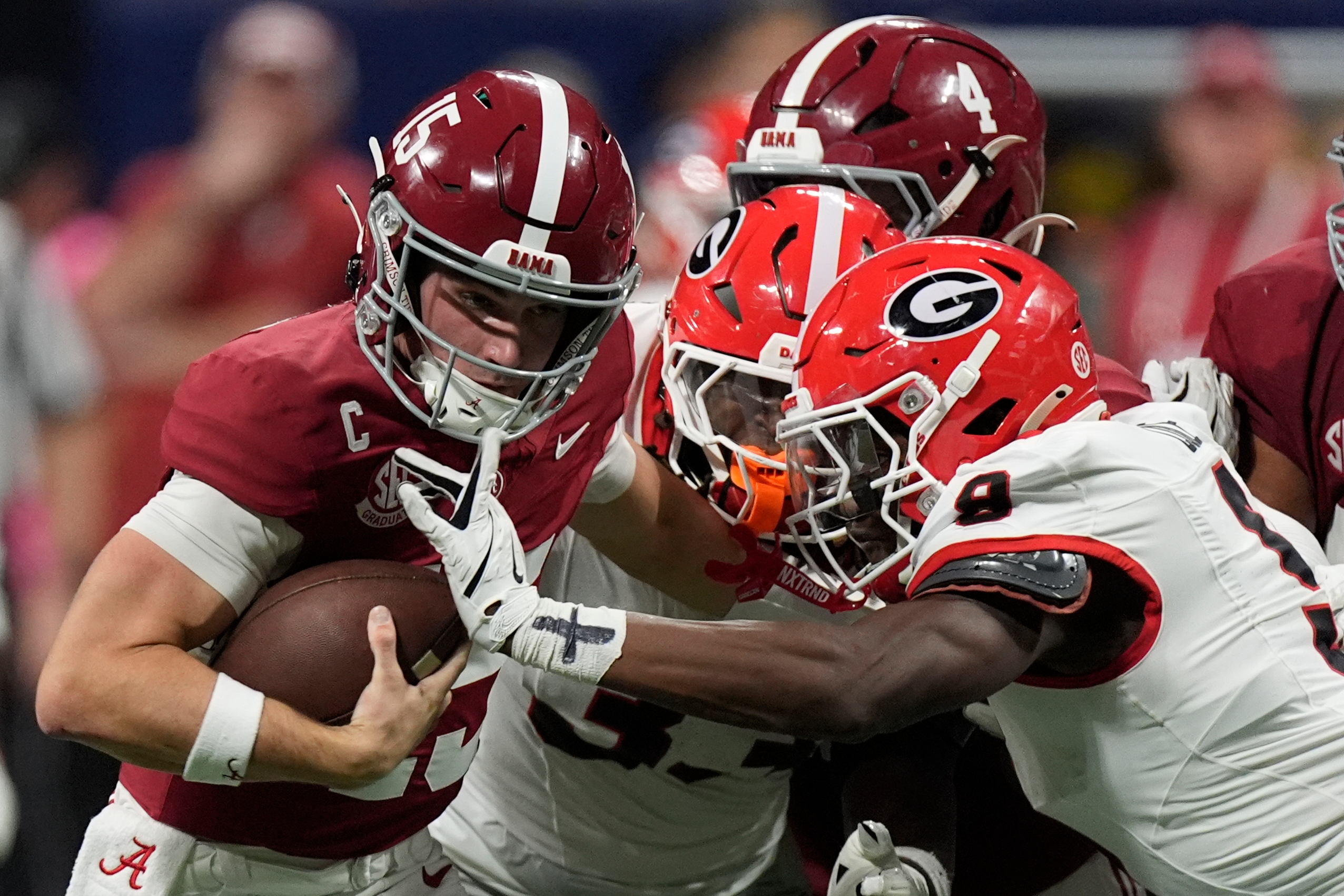 A dismal performance in the SEC title games puts Alabama's playoff ...