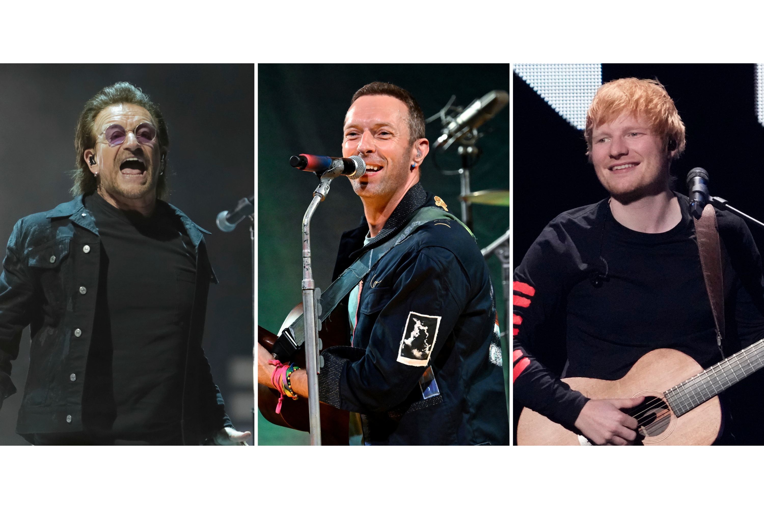 Coldplay, U2 and Ed Sheeran top Pollstar's most popular touring artists of the new millennium ...