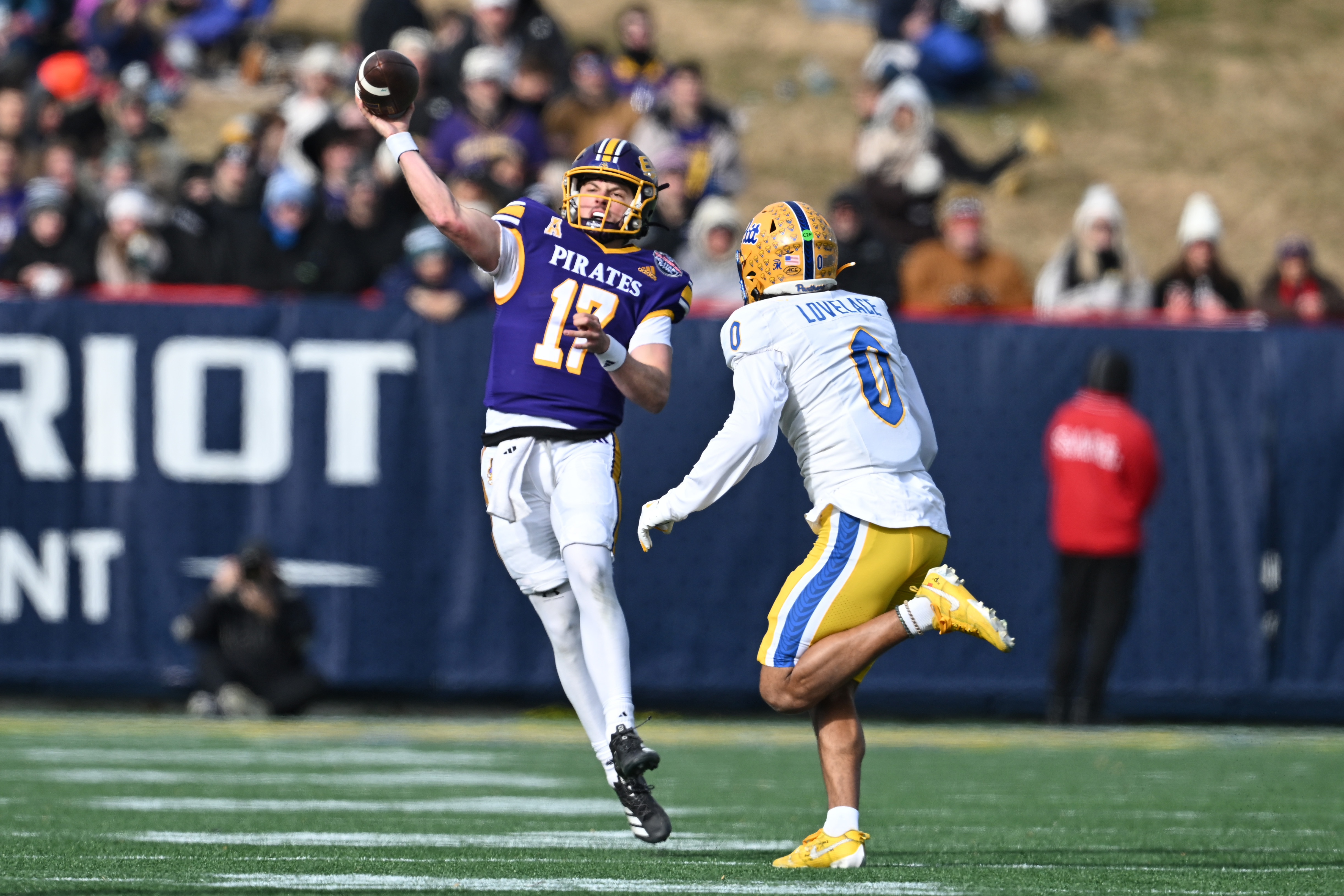 Long ECU touchdown negated by inadvertent whistle in Military Bowl ...