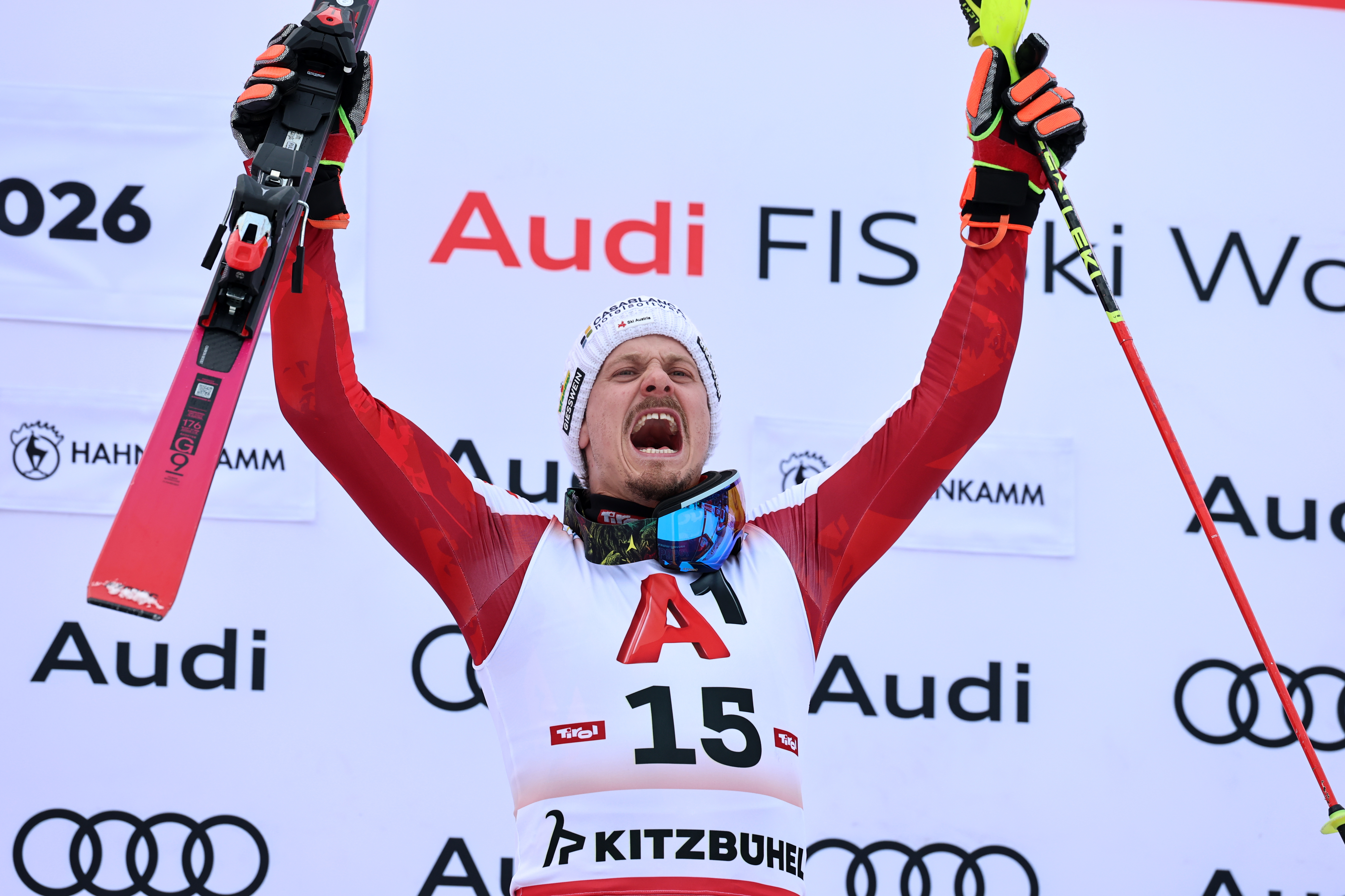 World champion Loic Meillard leads Kitzbühel slalom after 1st run. Atle ...