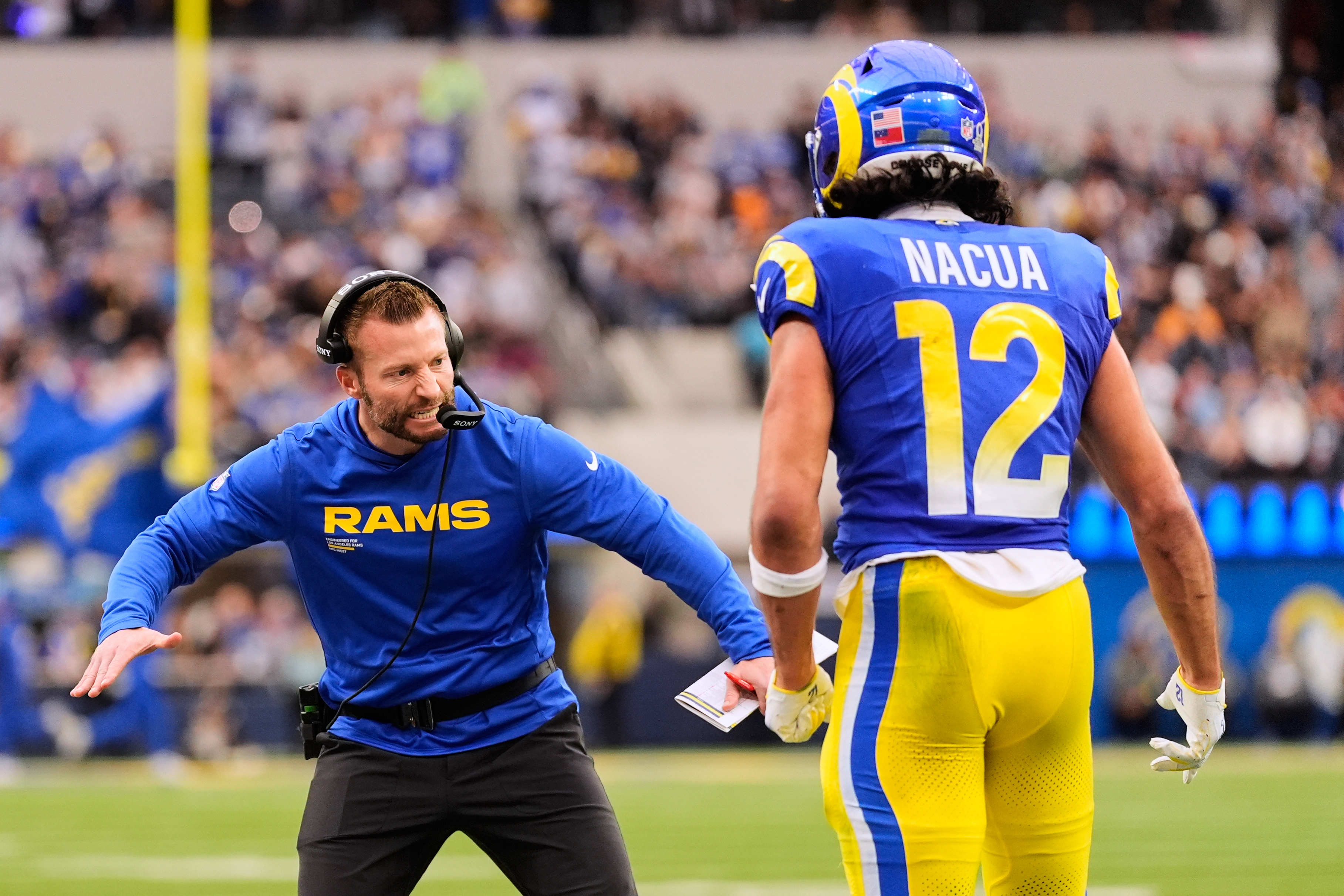 Rams will take NFL's top offense to Carolina after McVay's unit led NFL ...