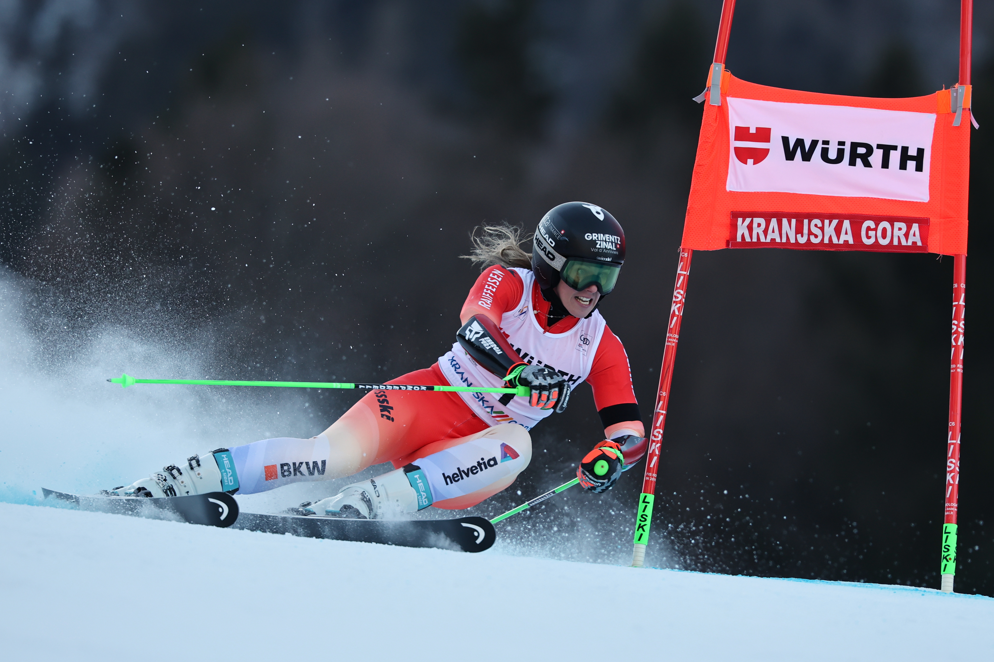 Swiss skier Rast leads World Cup GS with Americans Moltzan, Shiffrin ...