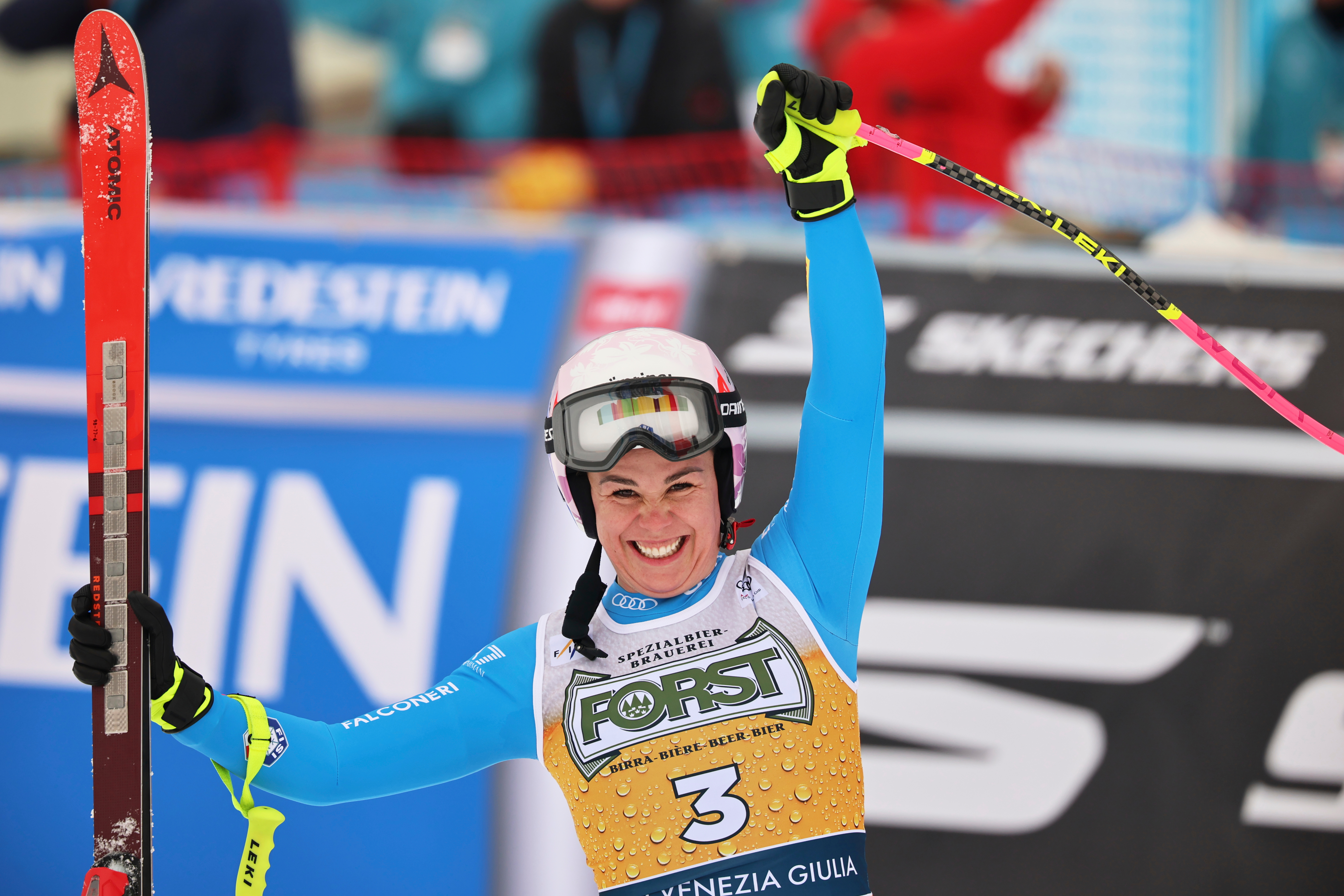 Nicol Delago poised to earn Italy's ski team another win. Lindsey Vonn ...