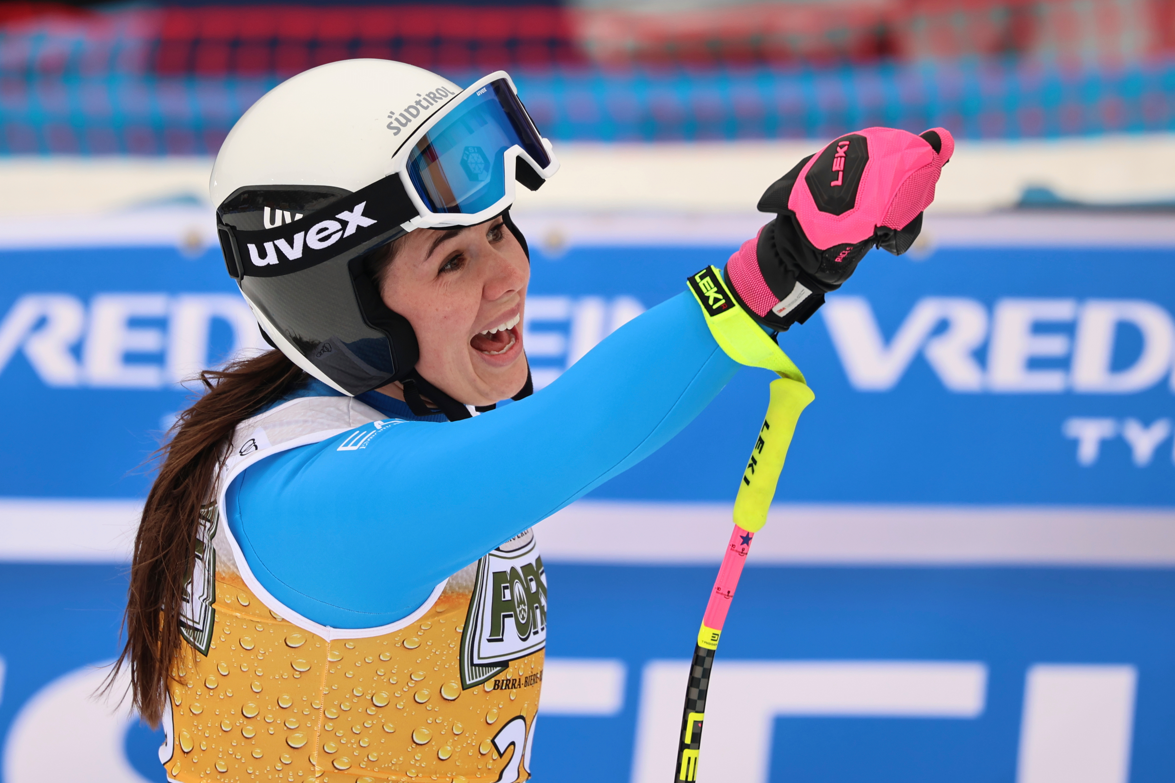 Nicol Delago poised to earn Italy's ski team another win. Lindsey Vonn ...