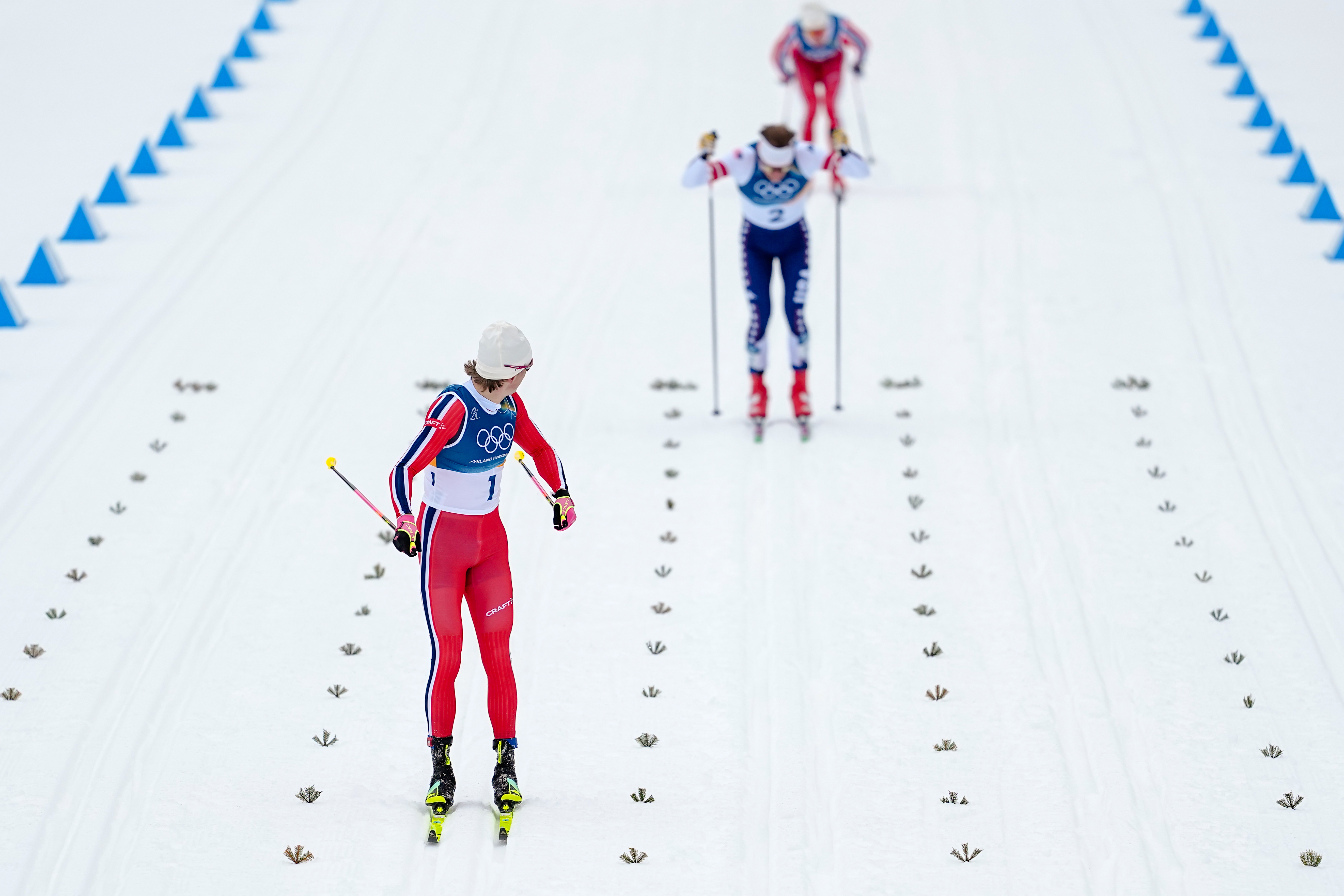 Klaebo wins cross-country sprint for second gold at Milan Cortina Games ...