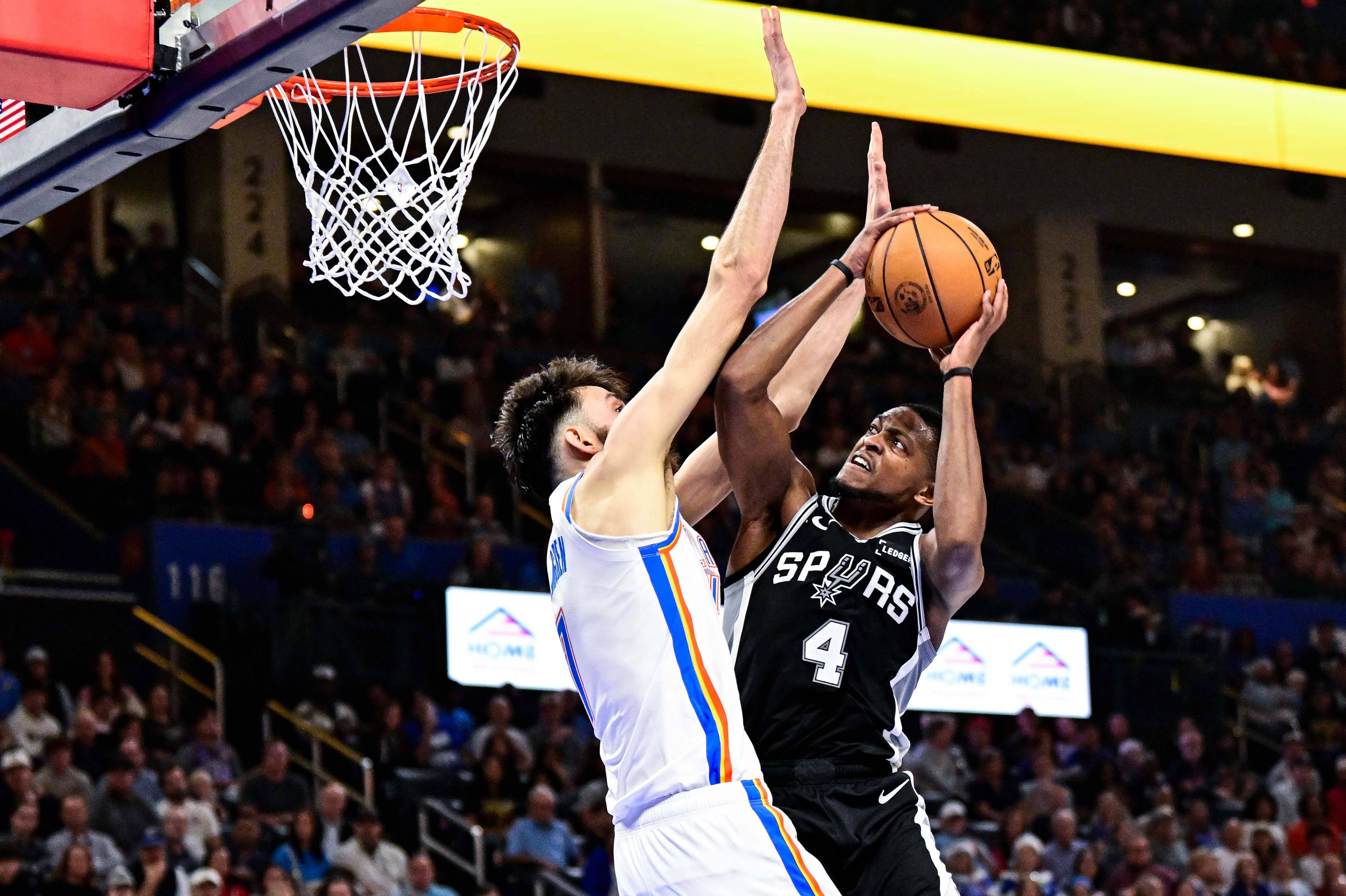 Spurs beat Thunder 117-102 for 3rd win over defending NBA champs in 2 ...