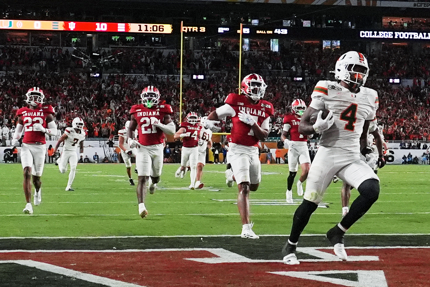 Mark Fletcher and Malachi Toney delivered for Miami in the CFP final. The Hurricanes fell just ...